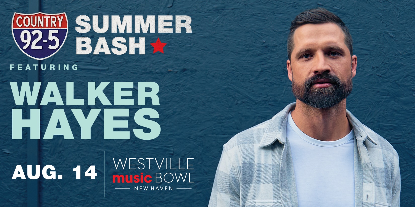 New Haven: Country 92.5 Summer Bash featuring Walker Hayes | Finding ...