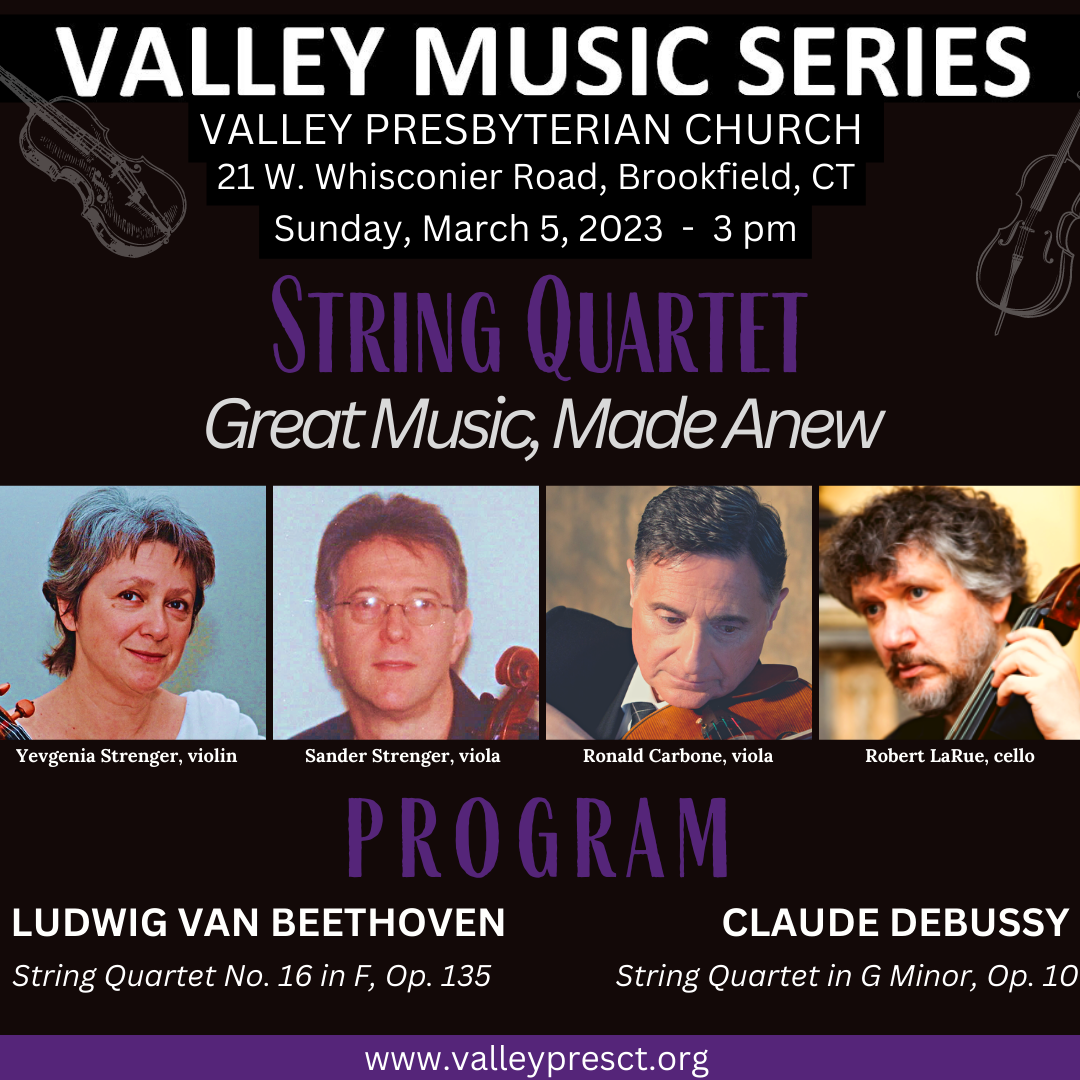 The Valley Concert series announces “Great Music, Made Anew” concert ...