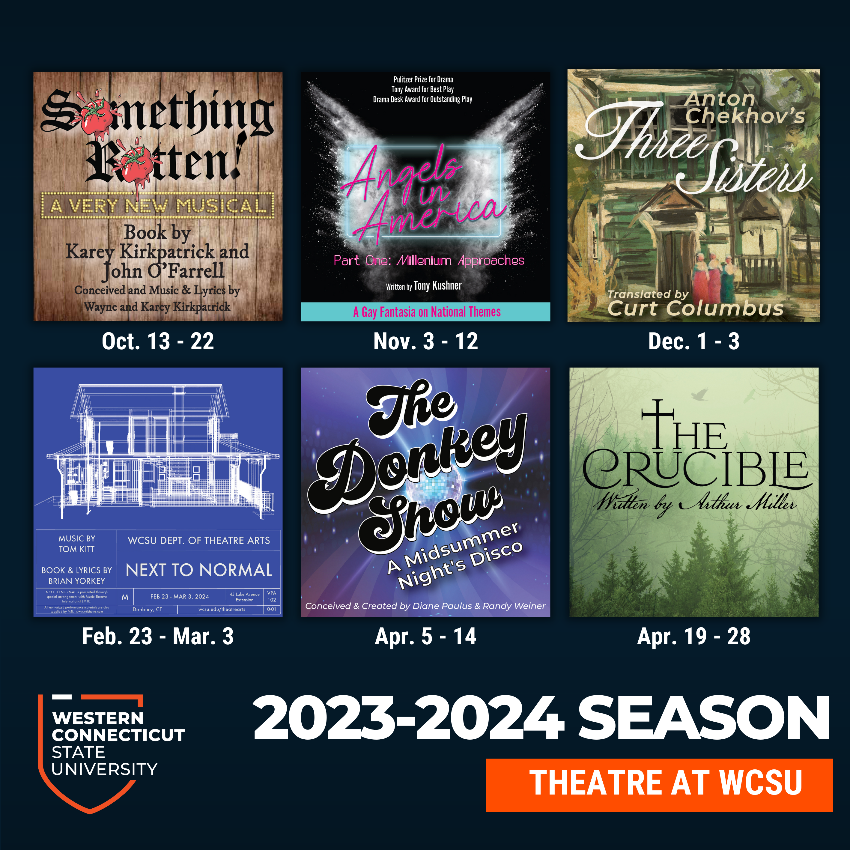 WCSU in Danbury Theatre announces 2023-2024 Theatre Arts Season ...