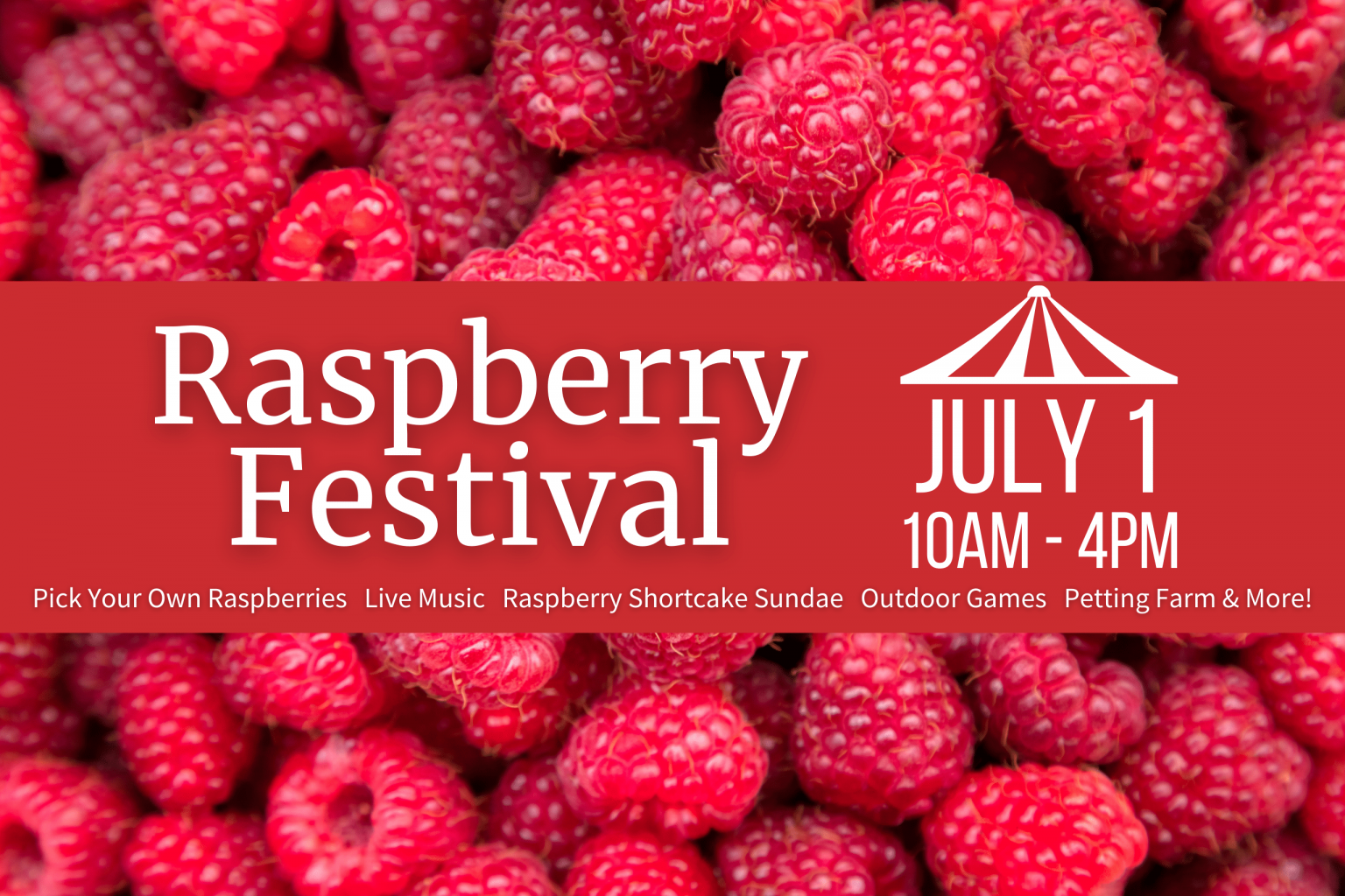 Lyman Orchards kicks off raspberry season on July 1st with their annual ...