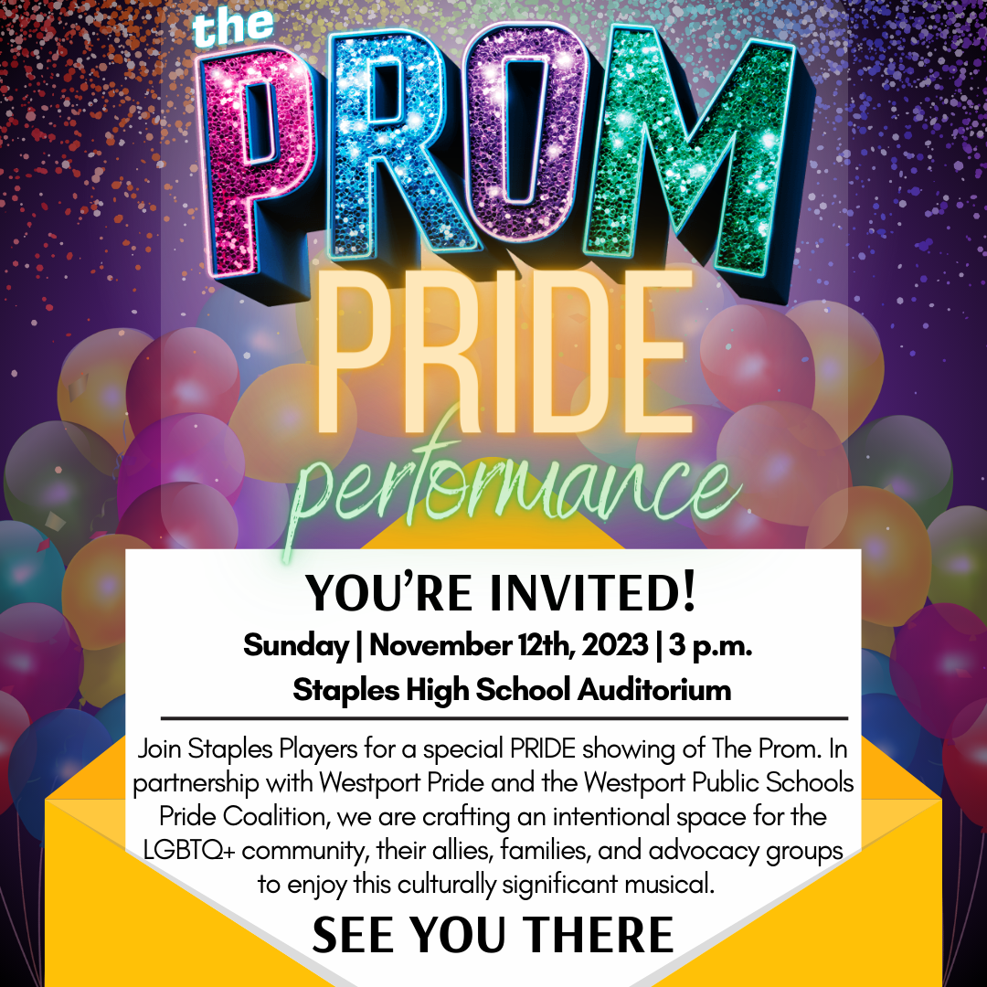 Staples Players and Westport Pride Present: The PROM Pride Performance ...