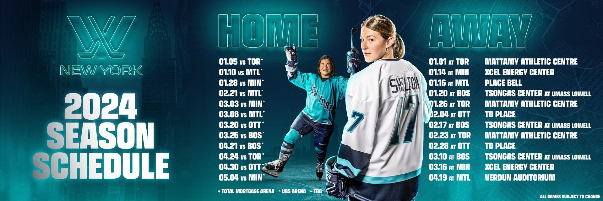 Professional Womens Hockey League (WPHL) announces 2024 regular season ...