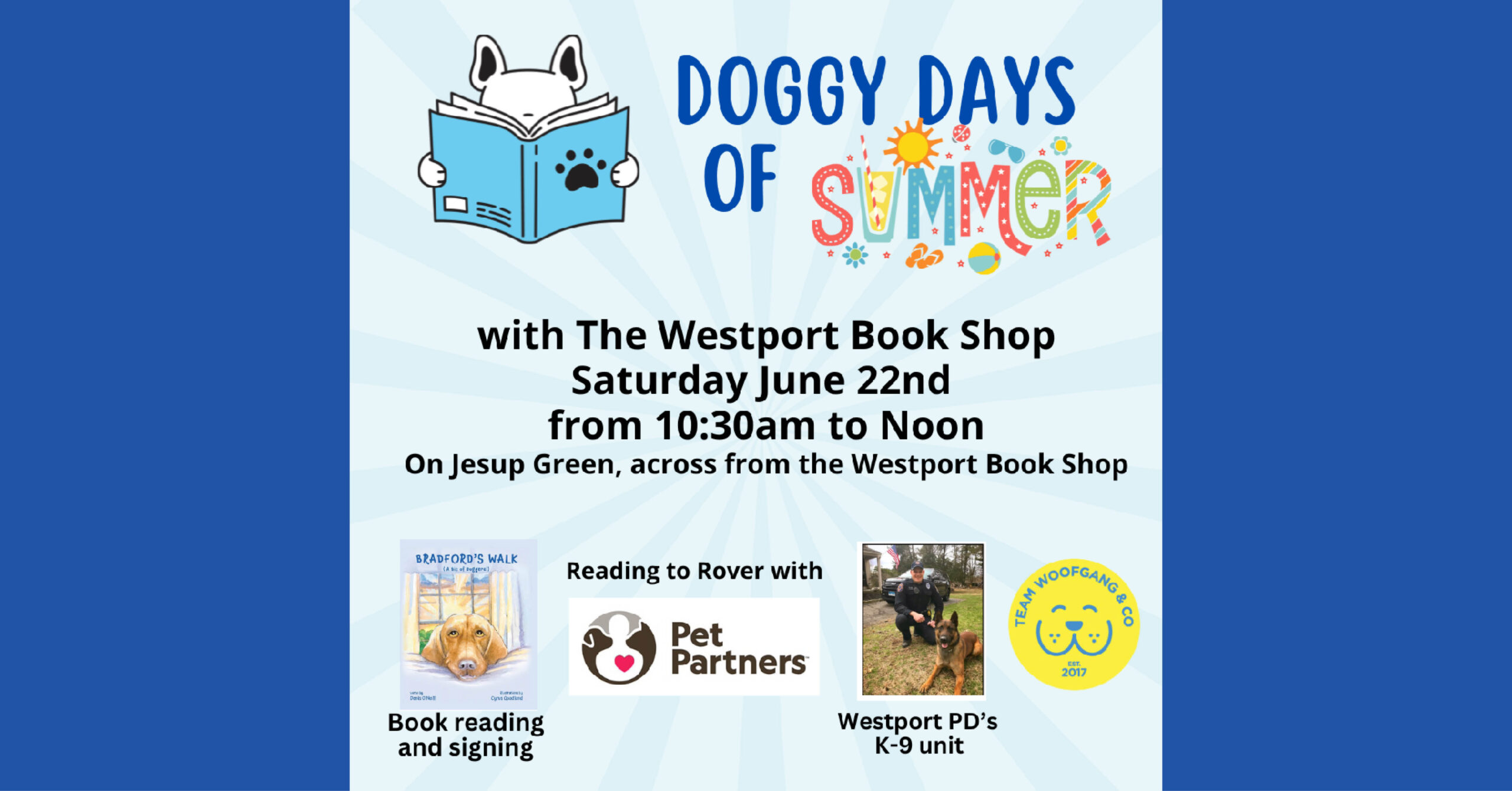 Celebrate Doggy Days of Summer with The Westport Book Shop | Finding Connecticut