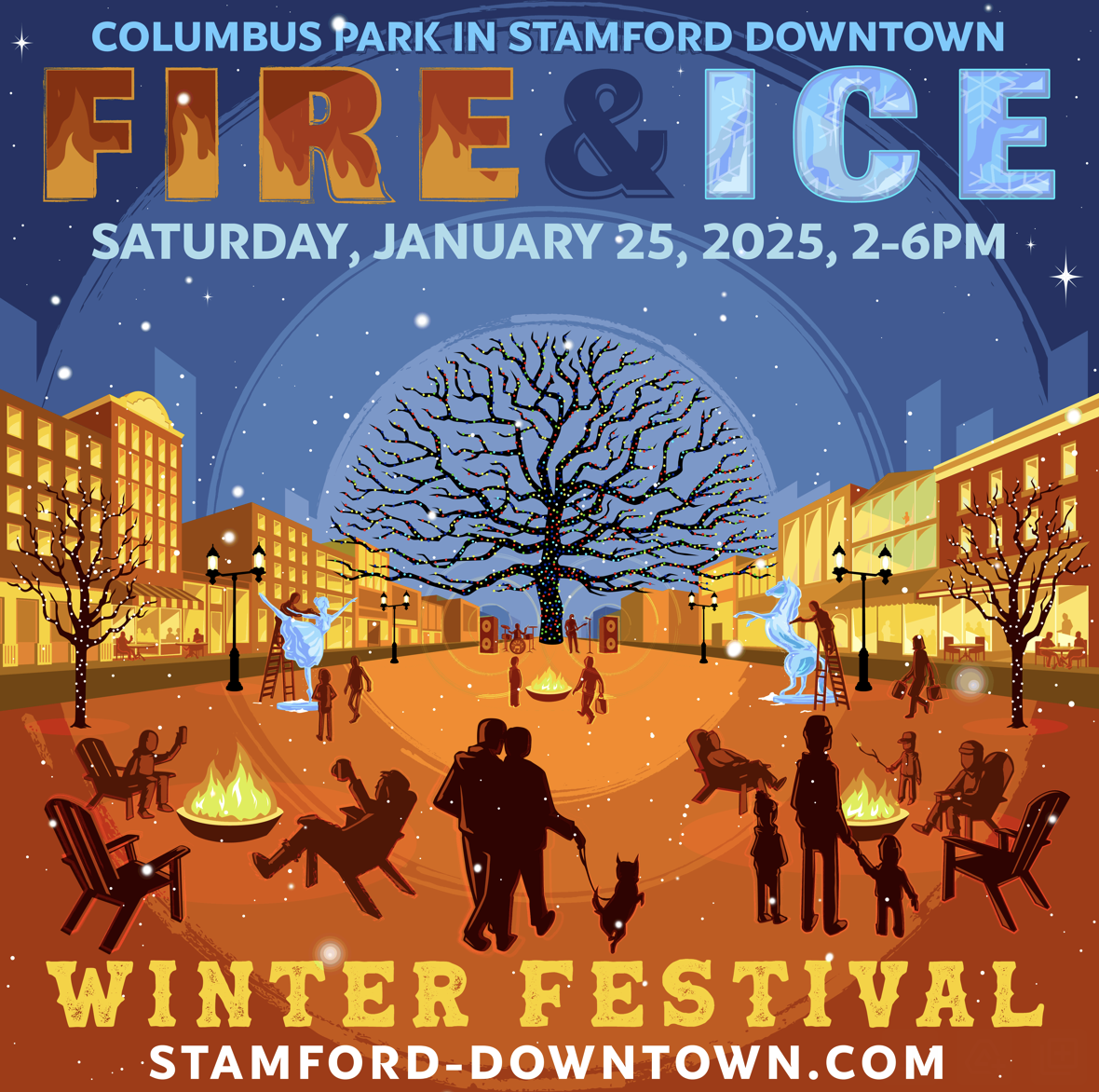 Stamford Downtown Brings Back Fire & Ice Winter Festival | Finding ...